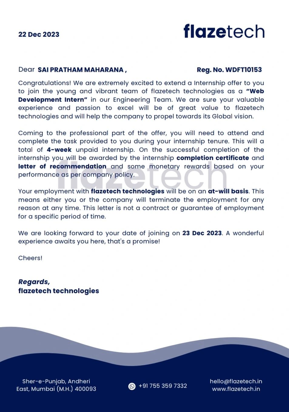 SAI PRATHAM MAHARANA on LinkedIn: #internship #webdevelopment # ... SAI PRATHAM MAHARANA on LinkedIn: #internship #webdevelopment # ...
