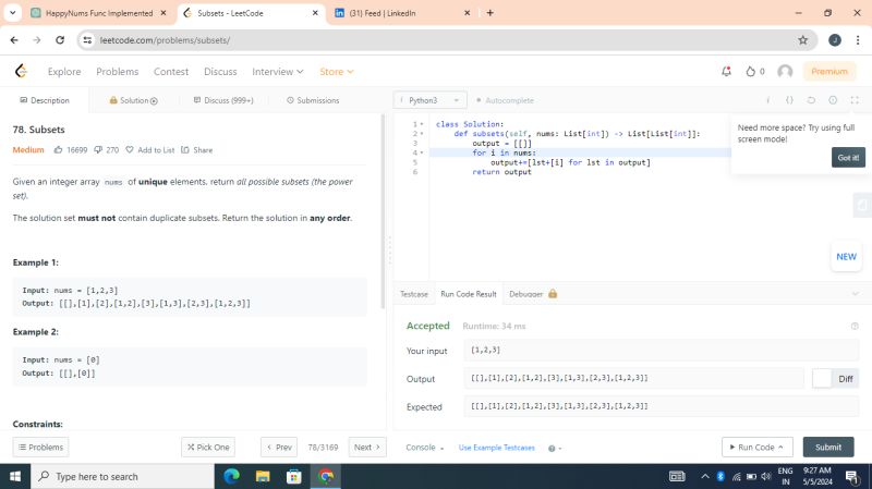 Day 27 of coding challenge: SubsetDetection | Kanimozhi Janarthanan ... Day 27 of coding challenge: SubsetDetection | Kanimozhi Janarthanan ...