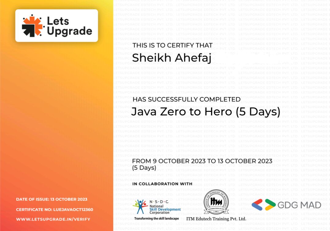 Sheikh Ahefaj on LinkedIn: #javaprogramming #java #htmlcss #c # ... Sheikh Ahefaj on LinkedIn: #javaprogramming #java #htmlcss #c # ...