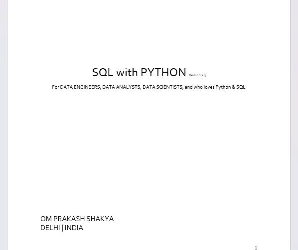 #omshakya #omshakyapythonpackage #python #pythonprogramming… | SQL with ... #omshakya #omshakyapythonpackage #python #pythonprogramming… | SQL with ...