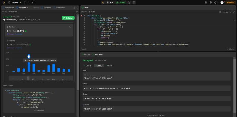 #100daysofcode #day54 #leetcode #problemsolving #java | Santhosh Kumar R #100daysofcode #day54 #leetcode #problemsolving #java | Santhosh Kumar R