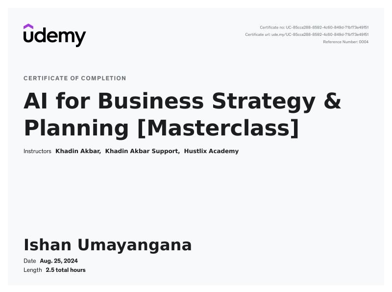 Ishan Umayangana on LinkedIn: #ai #businessstrategy #continuouslearning ... Ishan Umayangana on LinkedIn: #ai #businessstrategy #continuouslearning ...