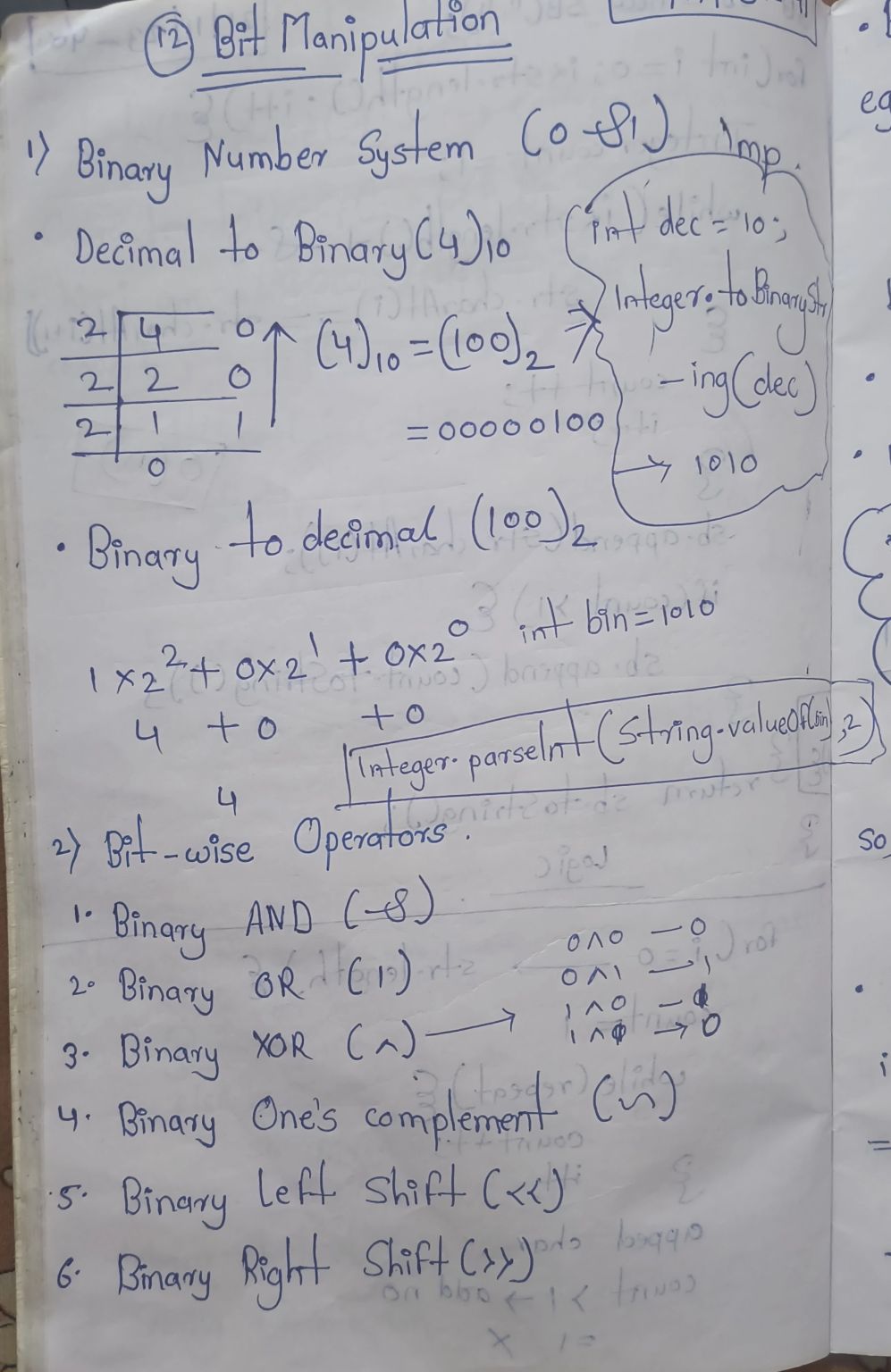 #100daysofdsa #java #bitmanipulation #coding #dsajourney | Amit Birajdar #100daysofdsa #java #bitmanipulation #coding #dsajourney | Amit Birajdar