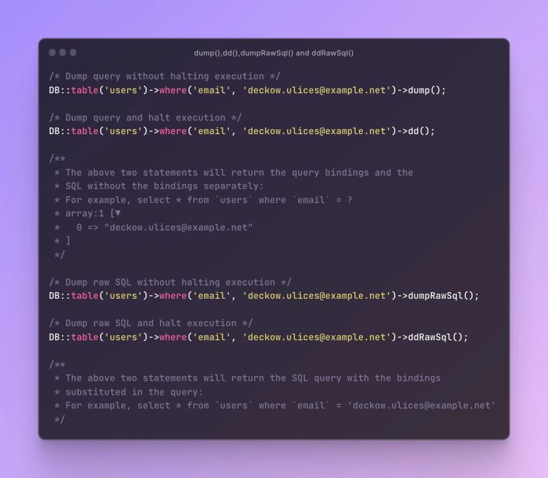 Laravel: A clean API for SQL queries | Amit Gupta posted on the topic ... Laravel: A clean API for SQL queries | Amit Gupta posted on the topic ...