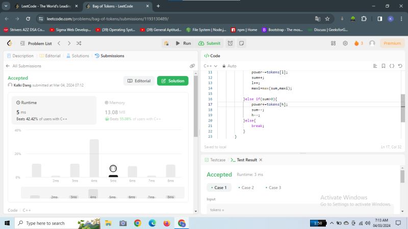 Kalki Dang on LinkedIn: 🚀Just Solved Bag Of Tokens Approach- 1. Sort ... Kalki Dang on LinkedIn: 🚀Just Solved Bag Of Tokens Approach- 1. Sort ...