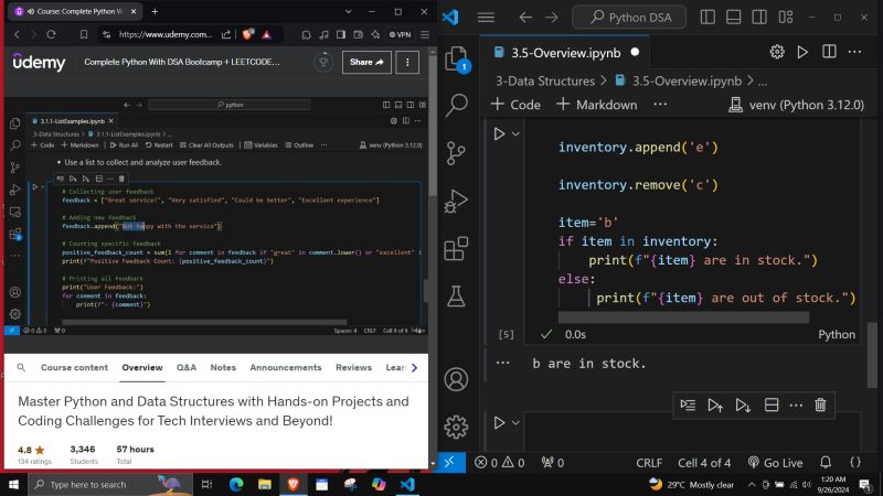 Harsh Singh on LinkedIn: #dsa #python #learningjourney #krishnaik # ... Harsh Singh on LinkedIn: #dsa #python #learningjourney #krishnaik # ...