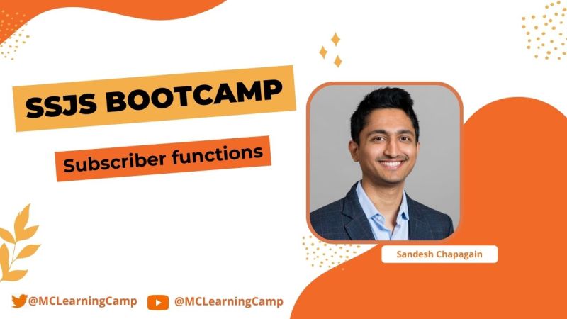 Paramita Bhattacharya on LinkedIn: For any one interested to learn SSJS ... Paramita Bhattacharya on LinkedIn: For any one interested to learn SSJS ...