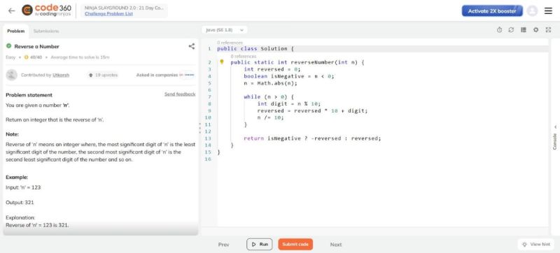 Rohitha R on LinkedIn: #codingninjas #codingchallenge Rohitha R on LinkedIn: #codingninjas #codingchallenge