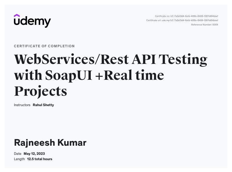 Rajneesh kumar on LinkedIn: #testing #soapui #restapi Rajneesh kumar on LinkedIn: #testing #soapui #restapi