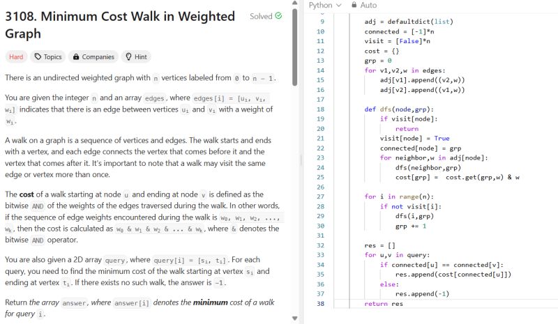 #python #dsa #leetcode #graph #dailychallenge | Hanni Kanchap #python #dsa #leetcode #graph #dailychallenge | Hanni Kanchap