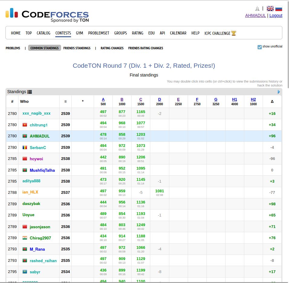 Ahmadul Hasan on LinkedIn: #codeforces Ahmadul Hasan on LinkedIn: #codeforces