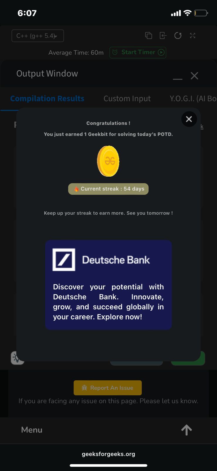 Sumeet Sharma on LinkedIn: #geekstreak2024 #deutschebank #leetcode # ... Sumeet Sharma on LinkedIn: #geekstreak2024 #deutschebank #leetcode # ...
