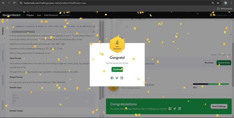 Harshal Belgamwar on LinkedIn: #java #hackerrank #coding # ... Harshal Belgamwar on LinkedIn: #java #hackerrank #coding # ...