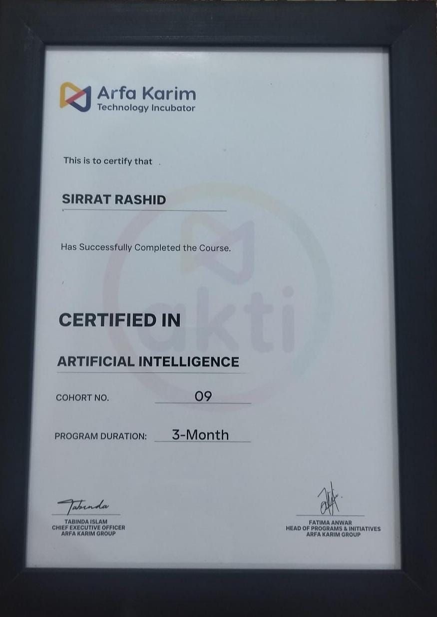Sirrat Rashid on LinkedIn: #artificialintelligence #ai #learning # ... Sirrat Rashid on LinkedIn: #artificialintelligence #ai #learning # ...
