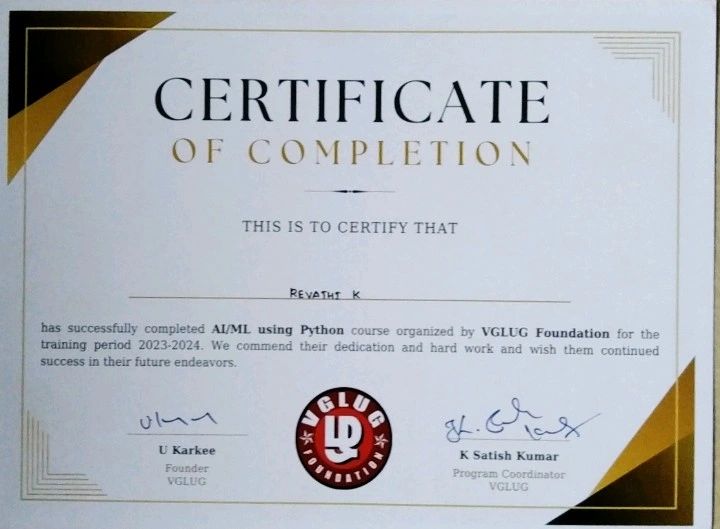 Revathi K on LinkedIn: #ai #python Revathi K on LinkedIn: #ai #python