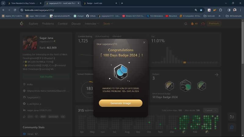 Sagar Jana on LinkedIn: #leetcodechallenge #leetcode2024 #consistency # ... Sagar Jana on LinkedIn: #leetcodechallenge #leetcode2024 #consistency # ...