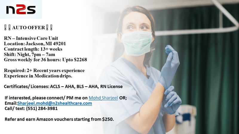 Mohd Sharjeel on LinkedIn: #urgenthiring #registerednurse Mohd Sharjeel on LinkedIn: #urgenthiring #registerednurse