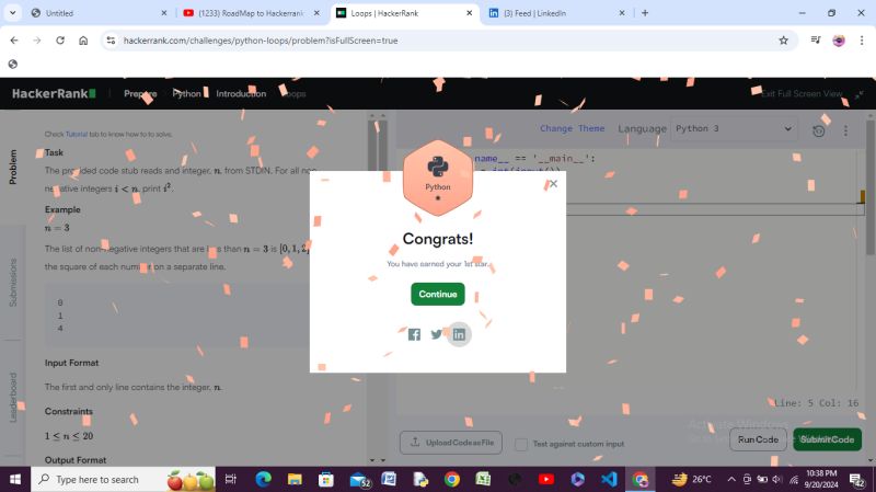 Mohammad Kaif on LinkedIn: #100dayscode #hackerrank #python #fresher # ... Mohammad Kaif on LinkedIn: #100dayscode #hackerrank #python #fresher # ...