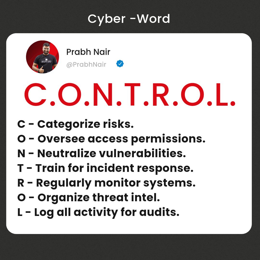 Prabh Nair on LinkedIn: #cybersecurity #infosec Prabh Nair on LinkedIn: #cybersecurity #infosec