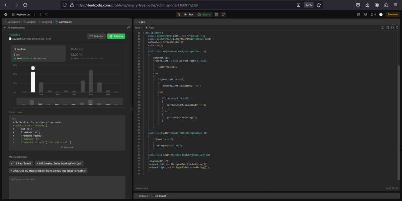 Abdul kalam Aasath on LinkedIn: On Day 82 Of LeetCode Binary Tree Paths Abdul kalam Aasath on LinkedIn: On Day 82 Of LeetCode Binary Tree Paths