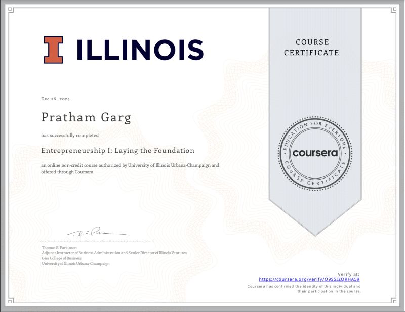 Pratham Garg on LinkedIn: #entrepreneurship #learningneverstops # ... Pratham Garg on LinkedIn: #entrepreneurship #learningneverstops # ...