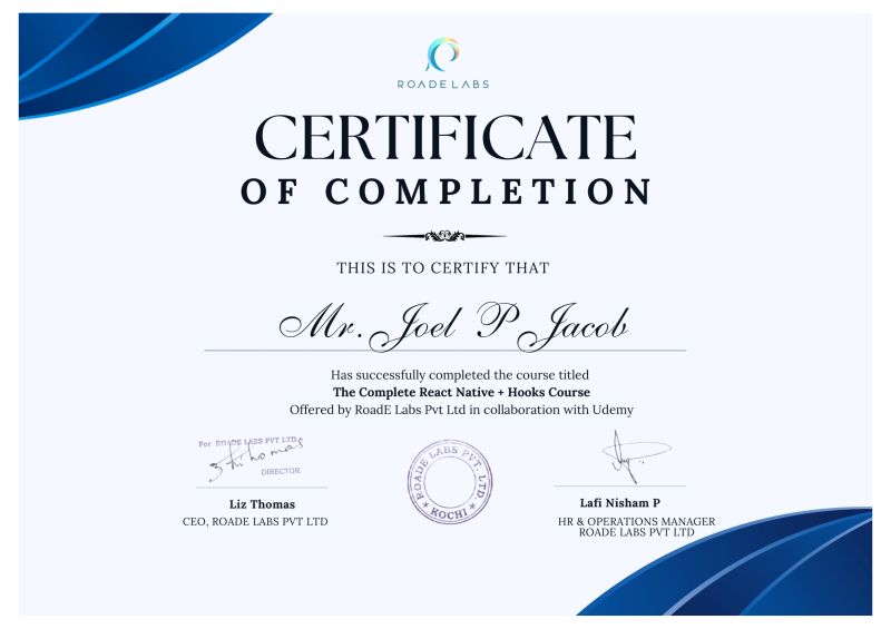 JOEL P JACOB on LinkedIn: #reactnative #mobiledevelopment # ... JOEL P JACOB on LinkedIn: #reactnative #mobiledevelopment # ...