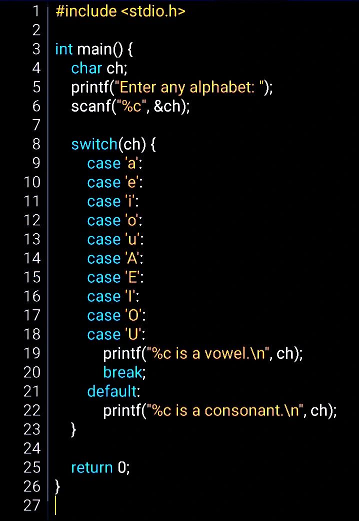 Learn about switch case in C code | Gopal Pandey posted on the topic ... Learn about switch case in C code | Gopal Pandey posted on the topic ...