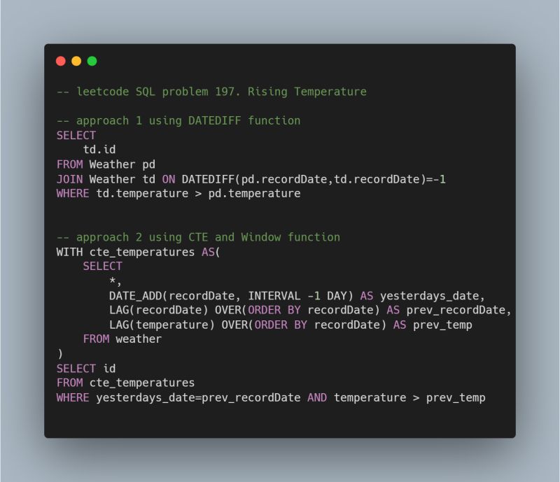 Day 9 of LeetCode SQL50 challenge | Abhishek Nilekar posted on the ... Day 9 of LeetCode SQL50 challenge | Abhishek Nilekar posted on the ...