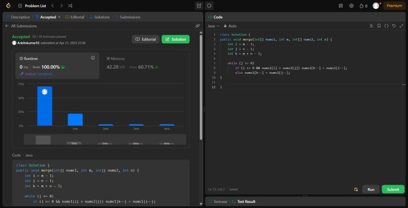 #100daysofcode #leetcode #100daysofleetcode #java #arraymanipulation ... #100daysofcode #leetcode #100daysofleetcode #java #arraymanipulation ...