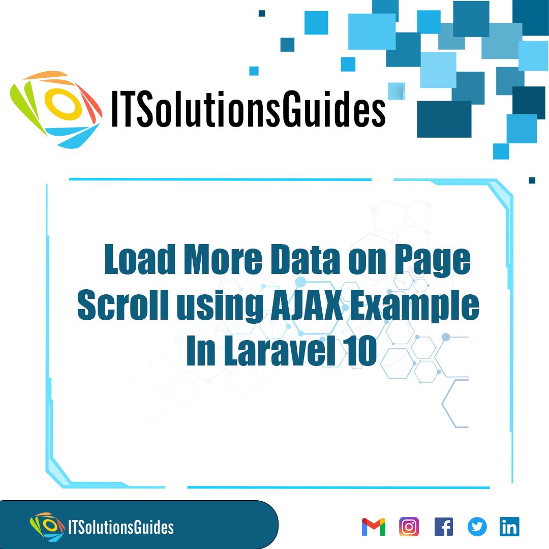 ITSolutionsGuides Tutorial for Developers on LinkedIn: Load More Data ... ITSolutionsGuides Tutorial for Developers on LinkedIn: Load More Data ...