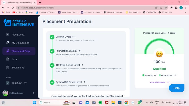 Hafija Ruksana shaik on LinkedIn: #ccbp #nxtwave Hafija Ruksana shaik on LinkedIn: #ccbp #nxtwave