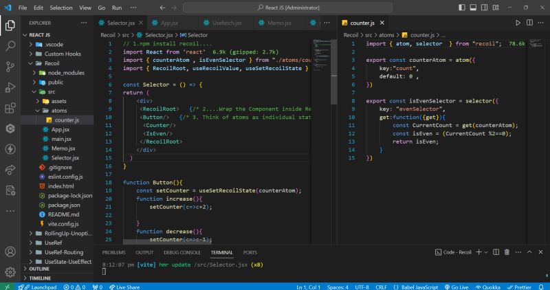 Tanush Saha on LinkedIn: #react #recoil #statemanagement # ... Tanush Saha on LinkedIn: #react #recoil #statemanagement # ...