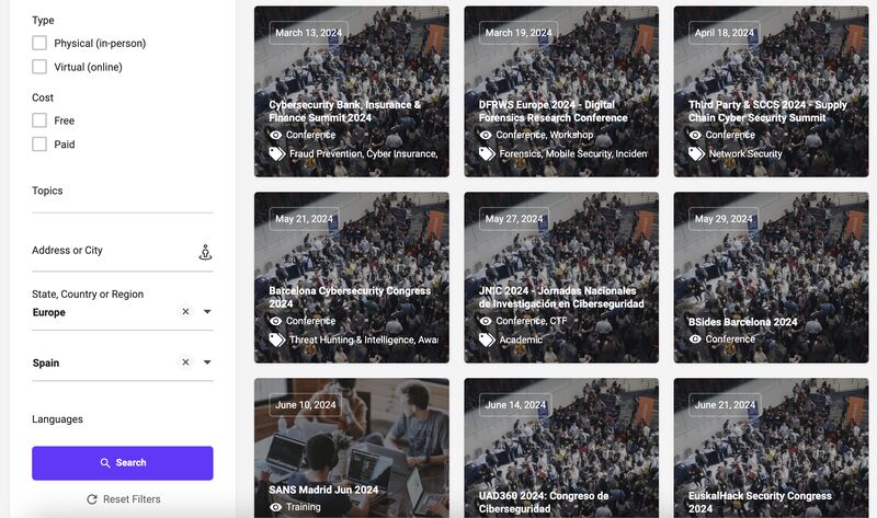 InfoSecMap on LinkedIn: #infosec #cybersecurity #spain #conferences InfoSecMap on LinkedIn: #infosec #cybersecurity #spain #conferences