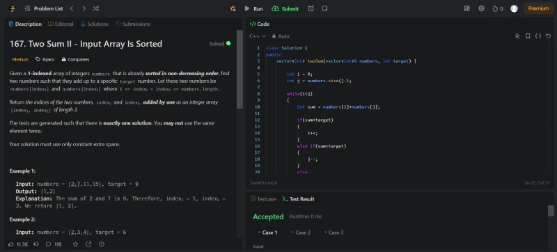 Day 7 of Leetcode Coding Challenge | Reyansh kumar posted on the topic ... Day 7 of Leetcode Coding Challenge | Reyansh kumar posted on the topic ...
