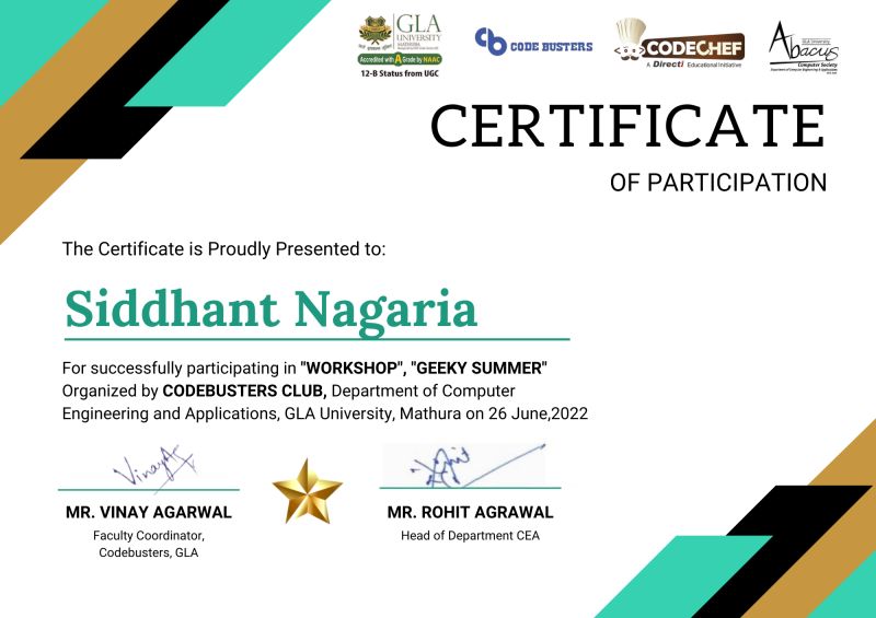 Siddhant Nagaria on LinkedIn: Recognized for participation in the ... Siddhant Nagaria on LinkedIn: Recognized for participation in the ...