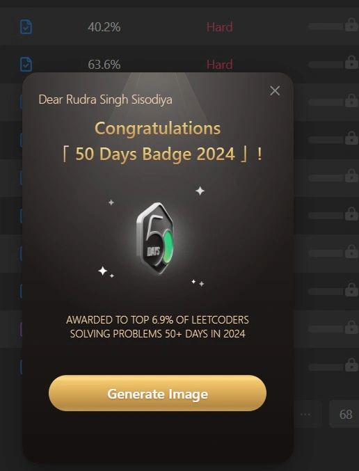 Rudra Singh Sisodiya on LinkedIn: #leetcode #codingjourney #consistency ... Rudra Singh Sisodiya on LinkedIn: #leetcode #codingjourney #consistency ...