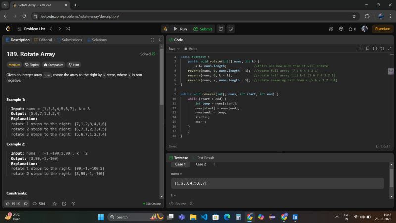 #dsa #leetcode #day1 #coding #java #problemsolving #100daysofcode ... #dsa #leetcode #day1 #coding #java #problemsolving #100daysofcode ...