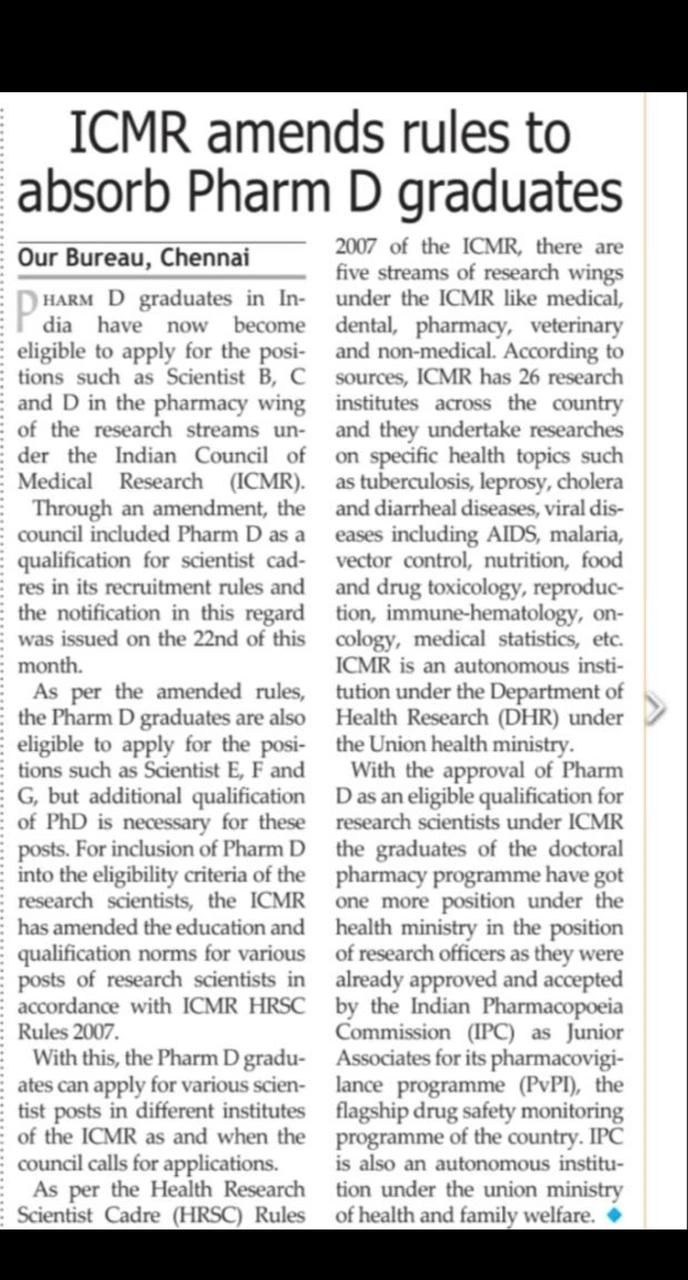 Swarnadeep Banerjee on LinkedIn: #pharmd #icmr Swarnadeep Banerjee on LinkedIn: #pharmd #icmr