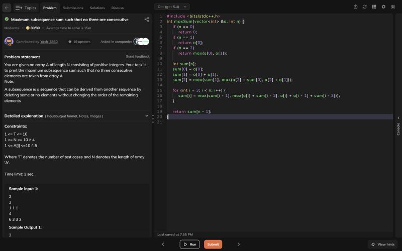 #dynamicprogramming #maximumsumsubsequence #dsaday76 #algorithminsights ... #dynamicprogramming #maximumsumsubsequence #dsaday76 #algorithminsights ...
