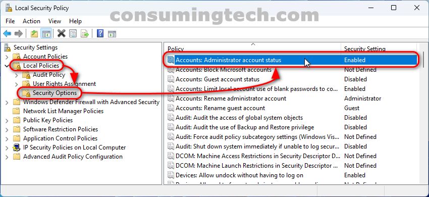 Consuming Tech on LinkedIn: Enable/Disable Built-in Administrator ... Consuming Tech on LinkedIn: Enable/Disable Built-in Administrator ...