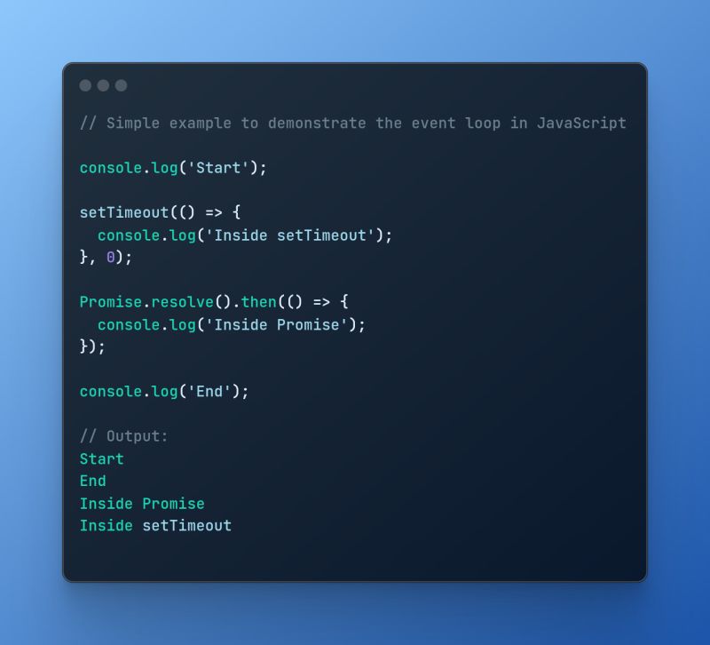 Ravi Verma on LinkedIn: #javascript #eventloop #asynchronousprogramming ... Ravi Verma on LinkedIn: #javascript #eventloop #asynchronousprogramming ...