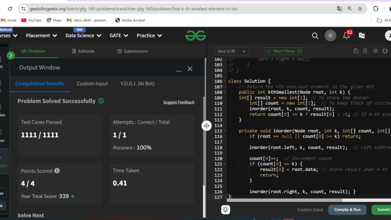 #coding #dsa #java #bst #interviewpreparation #problemsolving #gfg160 ... #coding #dsa #java #bst #interviewpreparation #problemsolving #gfg160 ...