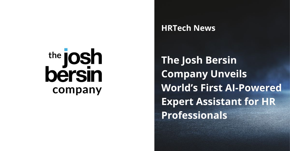 Josh Bersin Company launches AI-powered assistant | hrtech (a TeamLease ... Josh Bersin Company launches AI-powered assistant | hrtech (a TeamLease ...