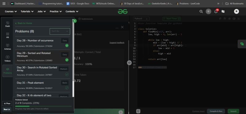 Nishant Panigrahy on LinkedIn: #dsa #codingchallenge #gfg160 # ... Nishant Panigrahy on LinkedIn: #dsa #codingchallenge #gfg160 # ...