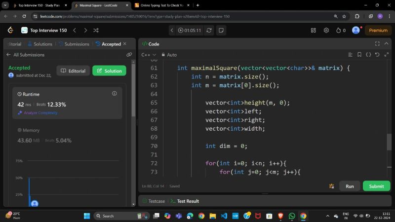 Harsh Shrimal on LinkedIn: #codingjourney #dsa #leetcode #consistency Harsh Shrimal on LinkedIn: #codingjourney #dsa #leetcode #consistency