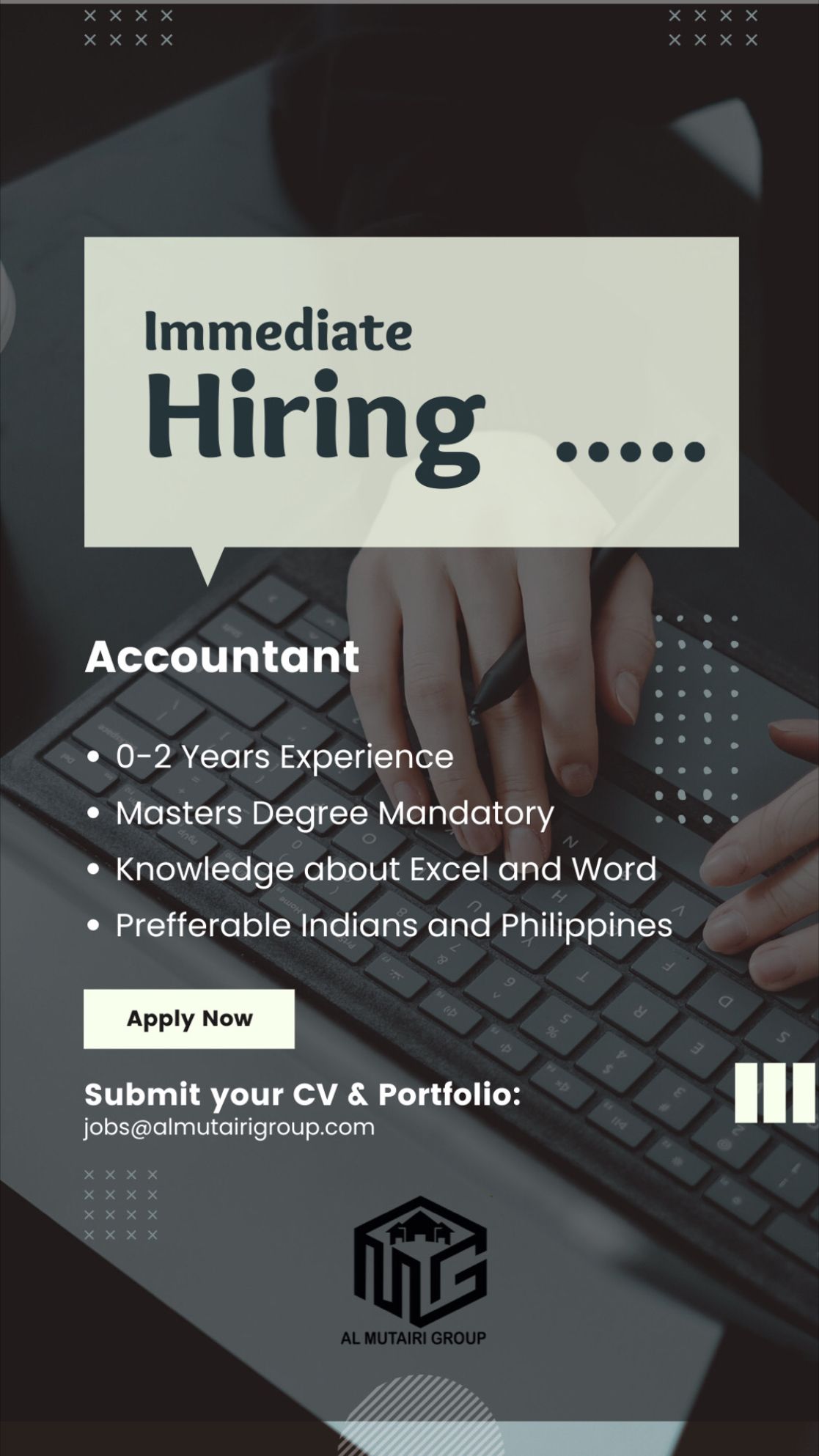Mohammed Hafil Adattil on LinkedIn: We are hiring ACCOUNTANT 0-2 year ... Mohammed Hafil Adattil on LinkedIn: We are hiring ACCOUNTANT 0-2 year ...