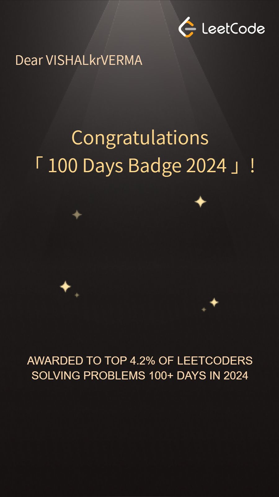 VISHAL VERMA on LinkedIn: #leetcode #codingjourney #milestone # ... VISHAL VERMA on LinkedIn: #leetcode #codingjourney #milestone # ...