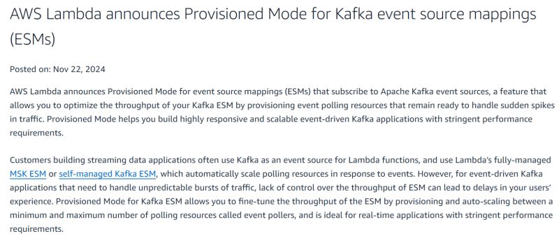 Shridhar Pandey on LinkedIn: #aws #lambda #serverless #kafka # ... Shridhar Pandey on LinkedIn: #aws #lambda #serverless #kafka # ...