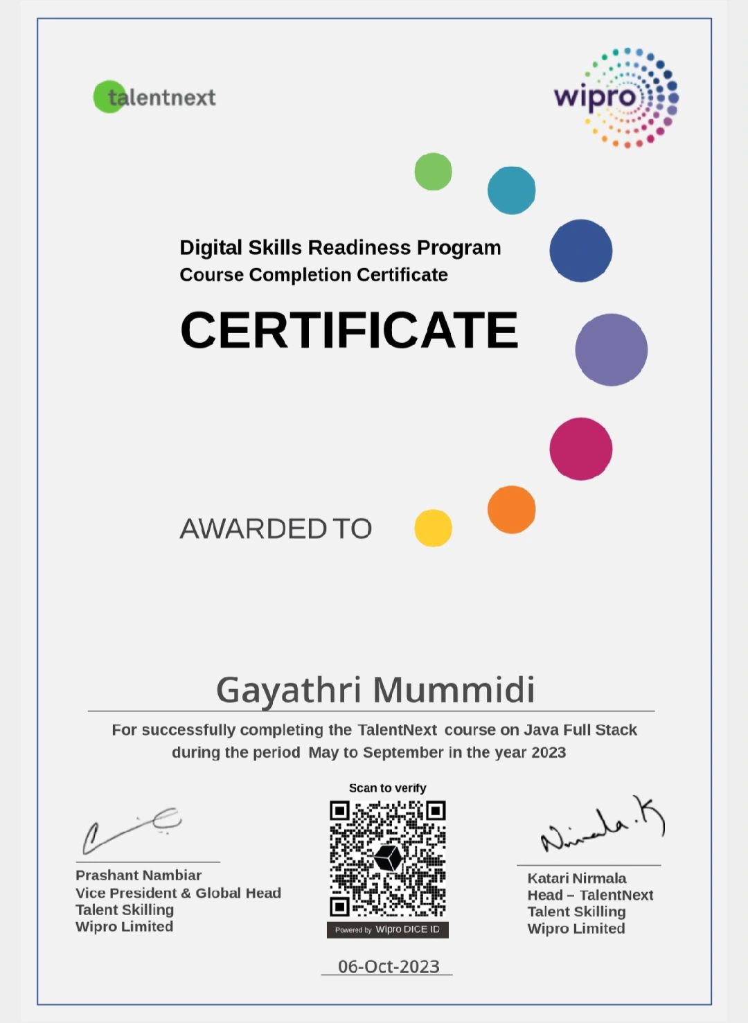 GAYATHRI MUMMIDI on LinkedIn: #java #wipro #talentnext # ... GAYATHRI MUMMIDI on LinkedIn: #java #wipro #talentnext # ...