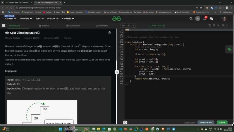 #gfg160 #dsa #geeksforgeeks #problemsolving #geekstreak2024 | Soumyajit ... #gfg160 #dsa #geeksforgeeks #problemsolving #geekstreak2024 | Soumyajit ...